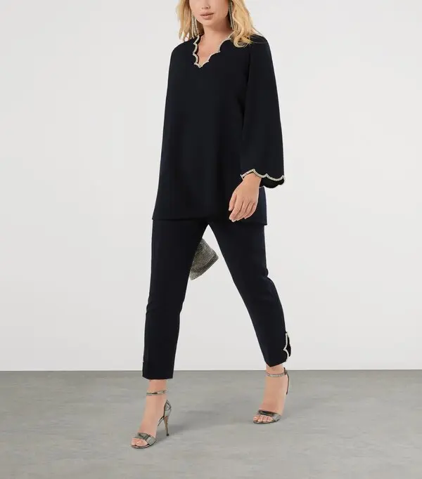 Marina Rinaldi Embellished Blouse