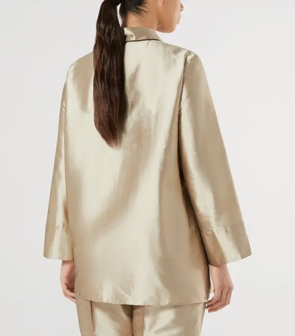 Marina Rinaldi Silk Long Sleeve Shirt