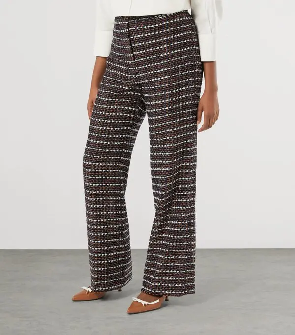 Marina Rinaldi Tweed Tailored Trousers
