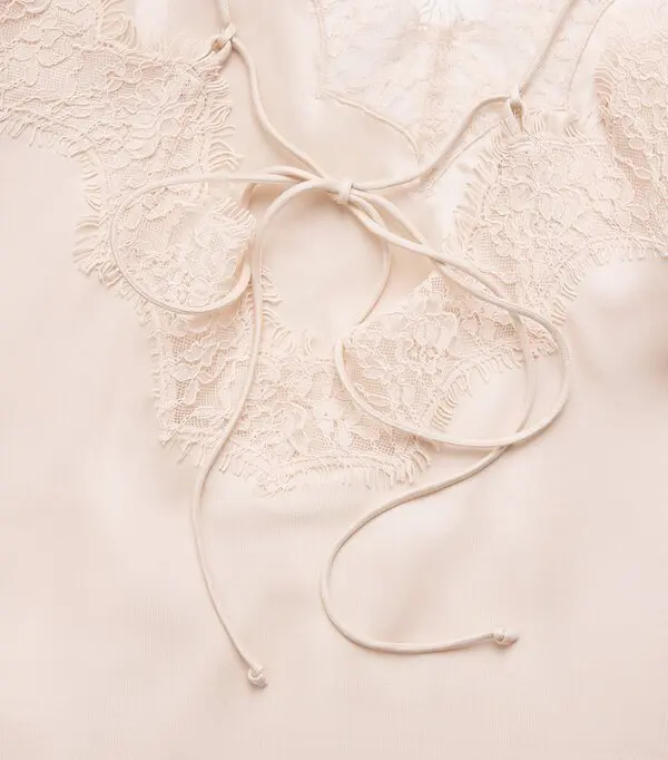 RÓHE Silk Lace Cami Top
