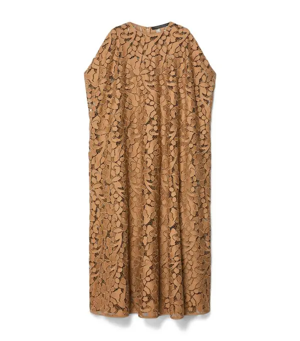 Marina Rinaldi Macramé Lace Maxi Dress