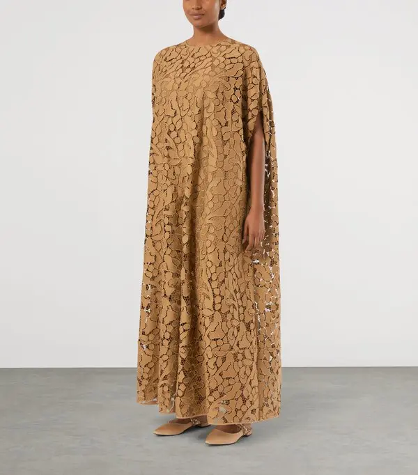 Marina Rinaldi Macramé Lace Maxi Dress
