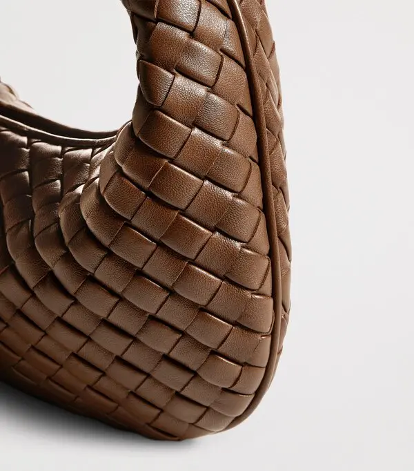 Bottega Veneta Padded Intrecciato Shoulder Bag - Grey