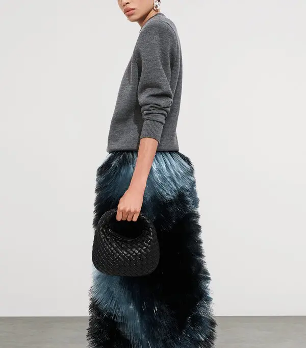 Bottega Veneta Baby Veneta Shoulder Bag - Black
