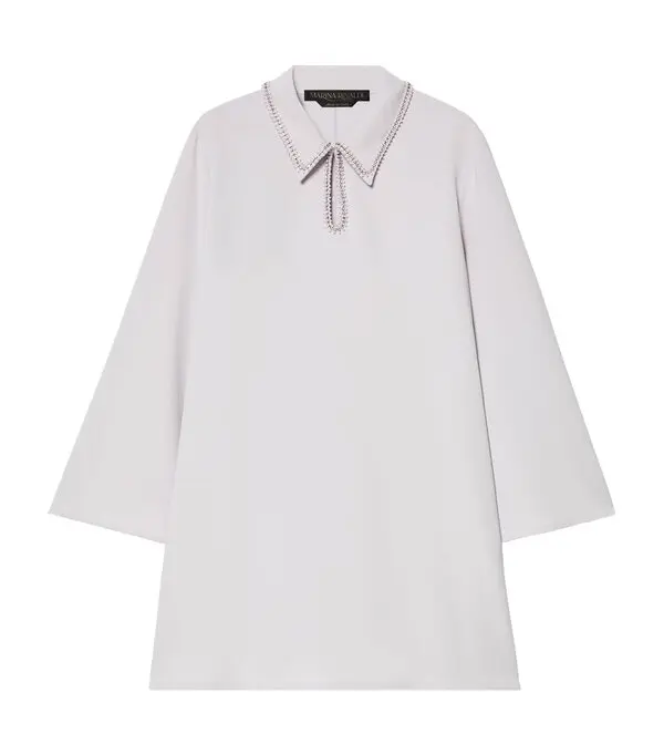 Marina Rinaldi Rhinestone-trim Blouse