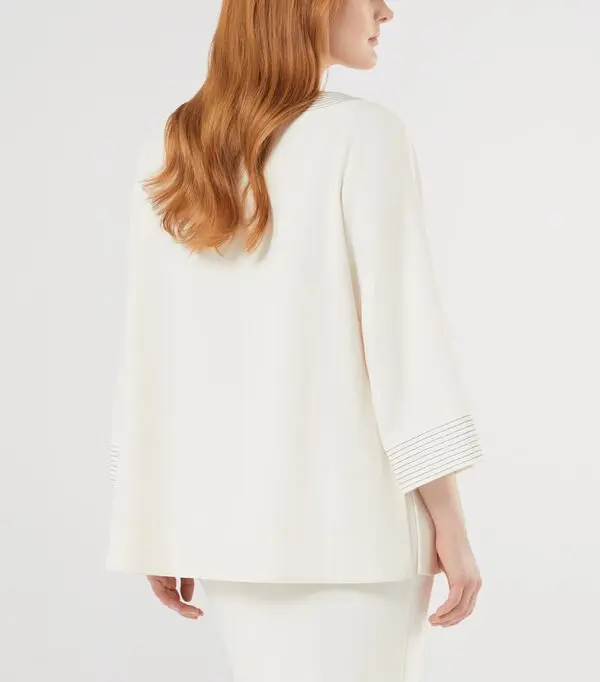Marina Rinaldi Scoop-neck Blouse