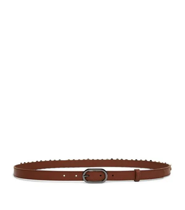 Marina Rinaldi Leather Belt - Brown