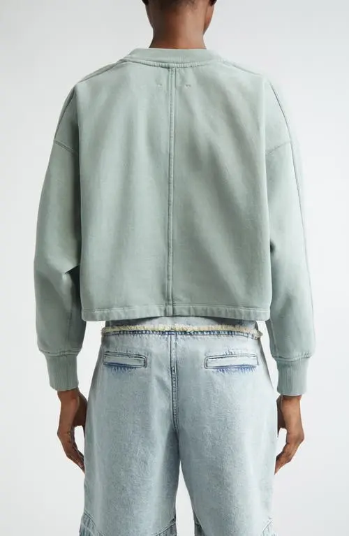 Isabel Marant Étoile Sunny Logo Embroidered Sweatshirt - Sage