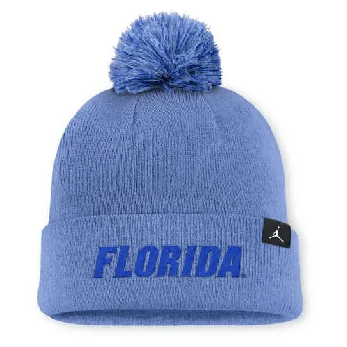 JORDAN BRAND Florida Gators Cuffed Knit Hat With Pom