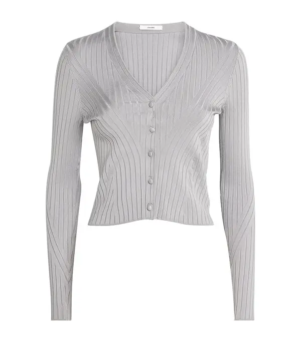 Adam Lippes Rib-knit V-neck Cardigan