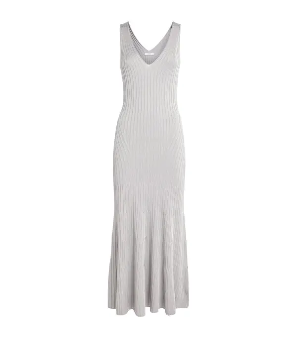 Adam Lippes Rib-knit Midi Dress