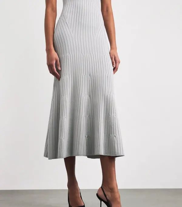 Adam Lippes Rib-knit Midi Dress