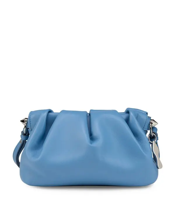 CHRISTIAN LOUBOUTIN Eva Mini Leather Cross-body Bag - Navy