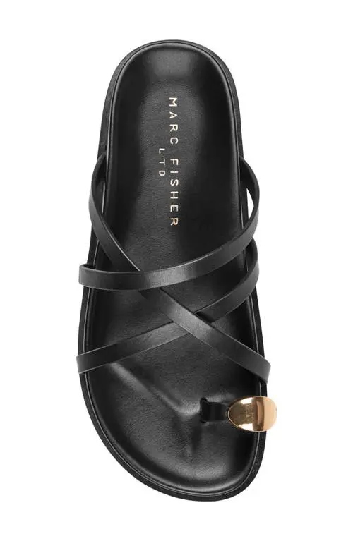 Marc Fisher Braidey Slide Sandal - Blk01