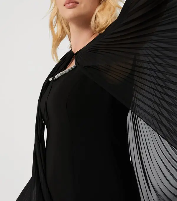Marina Rinaldi Georgette Plissé Cape