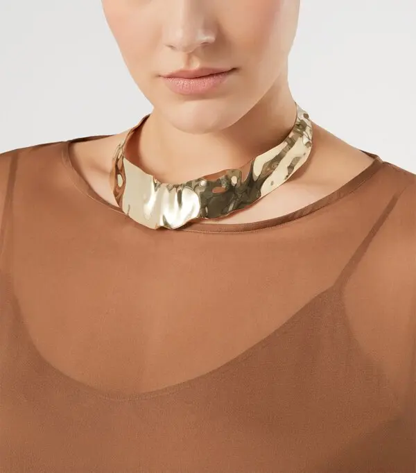 Marina Rinaldi Hammered Collar