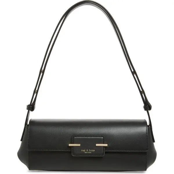 Rag & Bone Realm East/west Flap Bag - Black