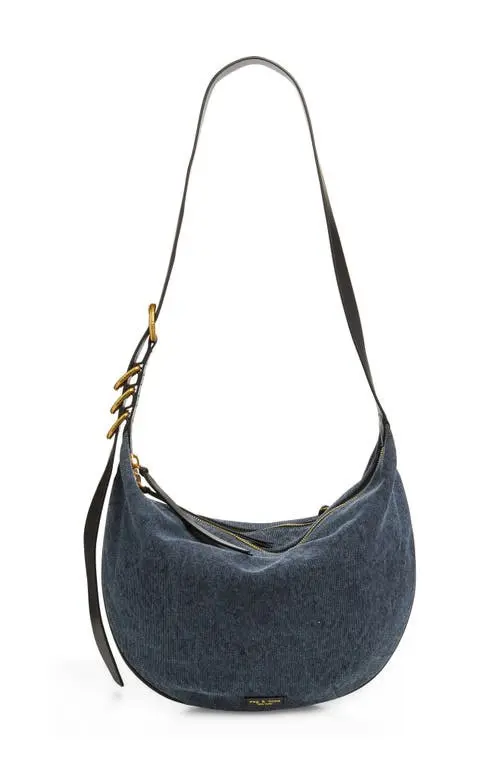 Rag & Bone Medium Mercer Hobo Bag - Midnight