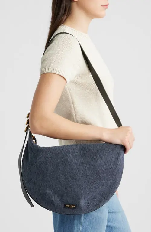 Rag & Bone Medium Mercer Hobo Bag - Midnight
