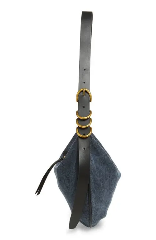 Rag & Bone Medium Mercer Hobo Bag - Midnight