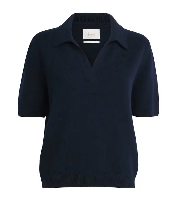 Harrods Cotton-cashmere Collared Sweater