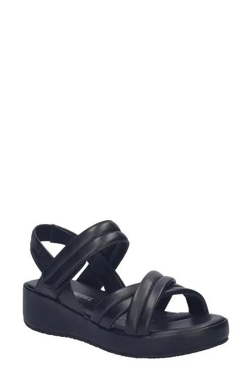 Josef Seibel Eve 04 Wedge Sandal - Black