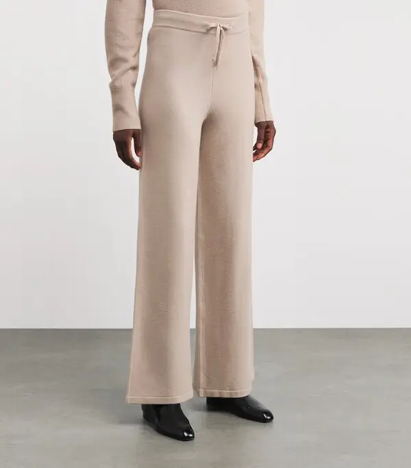 YVES SALOMON Merino Wool Straight Trousers