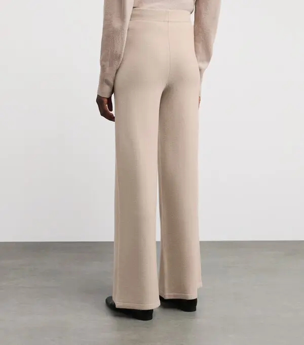 YVES SALOMON Merino Wool Straight Trousers