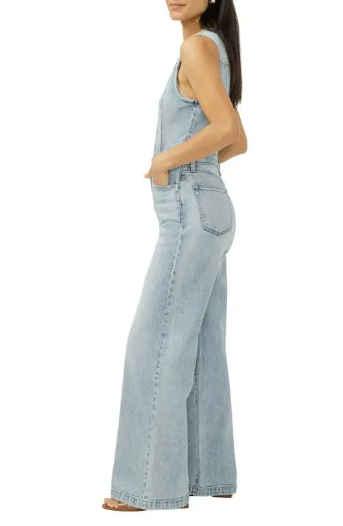 SILVER JEANS CO. Wide Leg Denim Jumpsuit