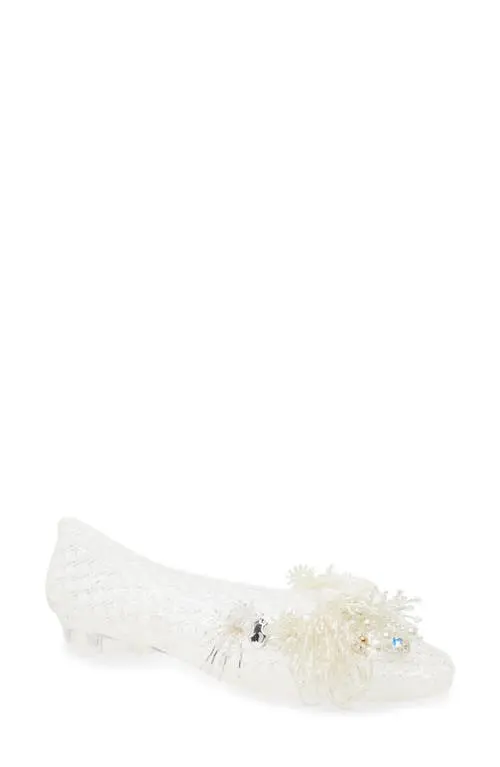 HEAVENLY JELLY Glam Jelly Ballet Flat - Clear