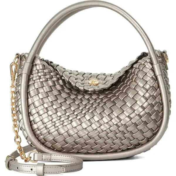 Dune London Dinideliberate Top Handle Bag - Silver