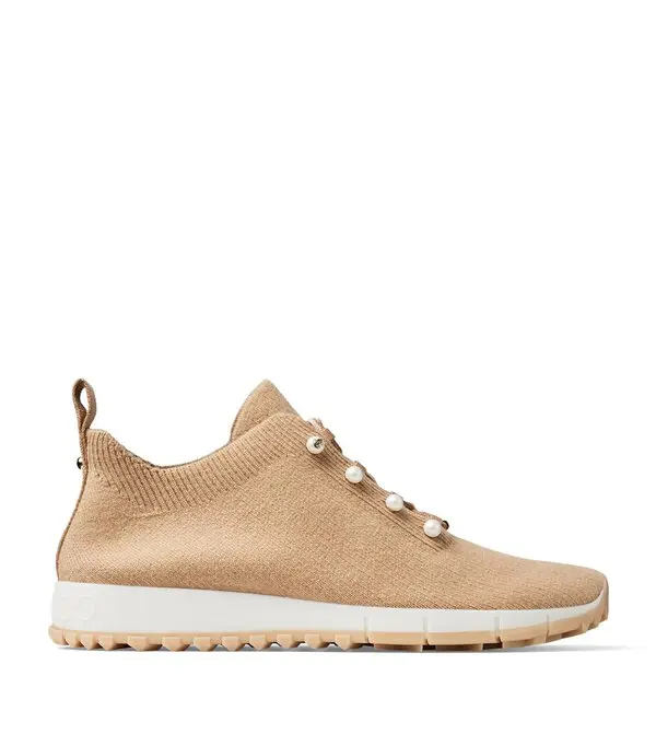 JIMMY CHOO Veles Cashmere Sneakers - Brown