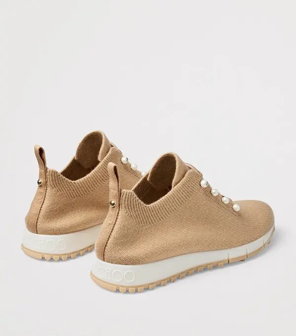 JIMMY CHOO Veles Cashmere Sneakers - Brown