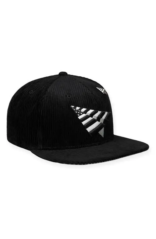 PAPER PLANES Original Crown 9fifty Corduroy Cap - Black