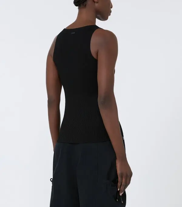 Max Mara Ribbed Tank Top - Black