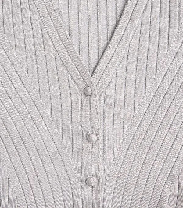 Adam Lippes Rib-knit V-neck Cardigan