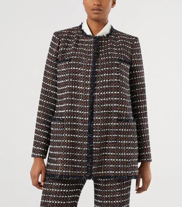 Marina Rinaldi Tweed Longline Jacket