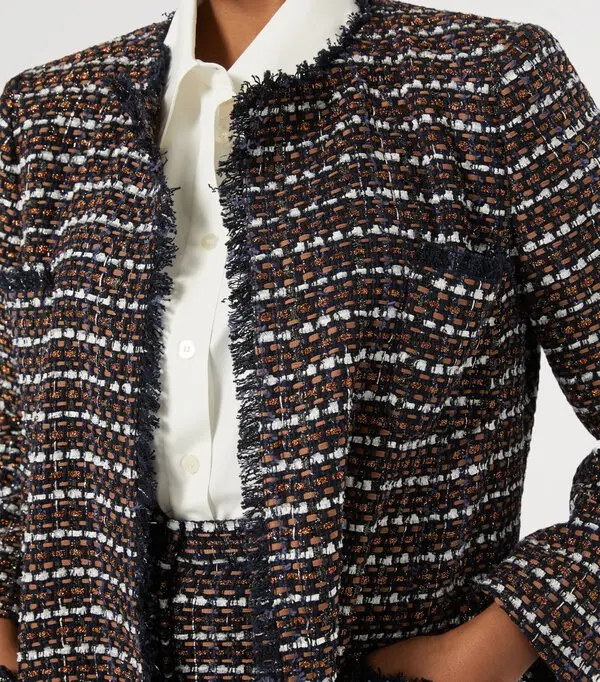 Marina Rinaldi Tweed Longline Jacket