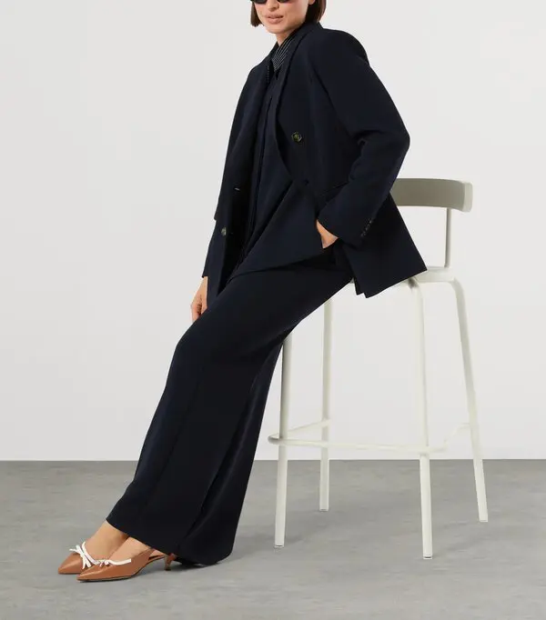 Marina Rinaldi Cady Double-breasted Blazer