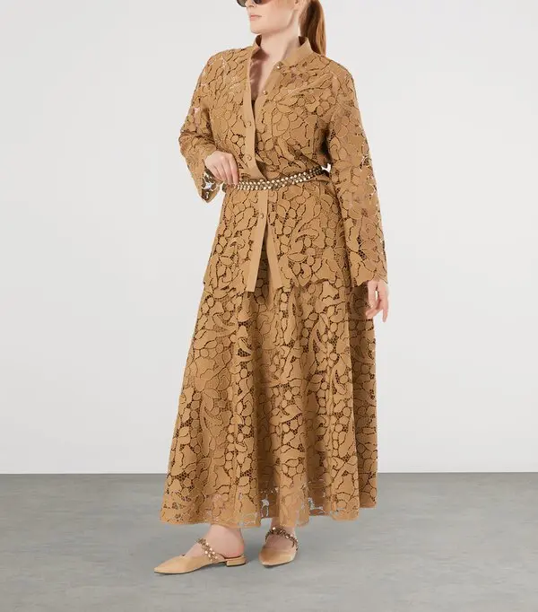 Marina Rinaldi Lace Maxi Skirt