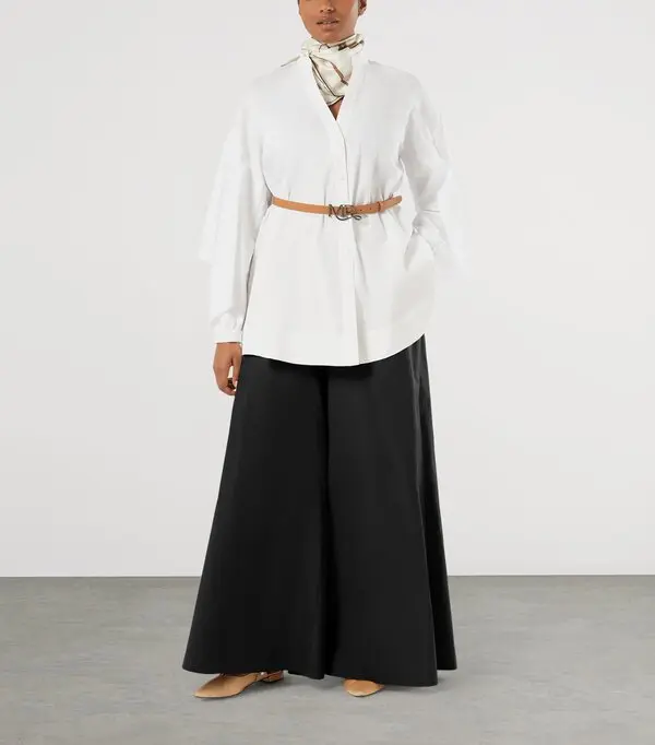 Marina Rinaldi Cotton Button-down Shirt
