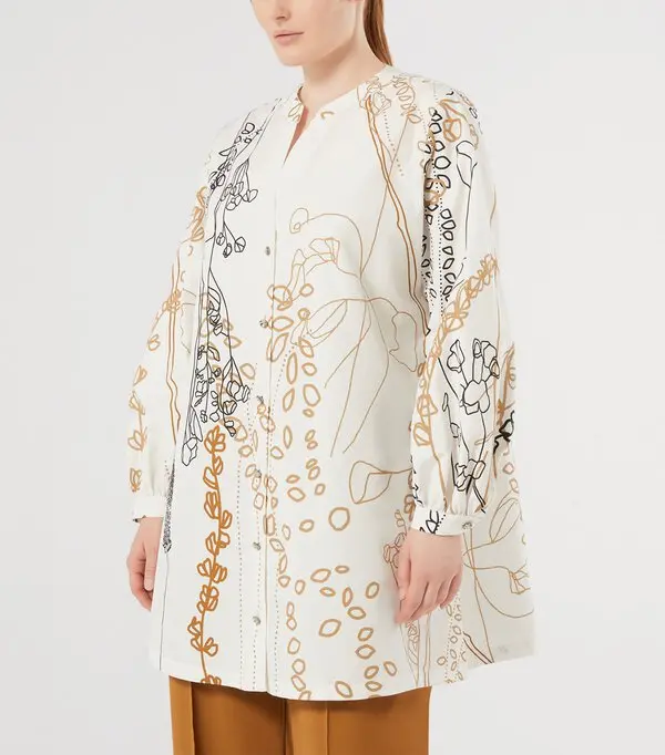 Marina Rinaldi Cotton Poplin Tunic