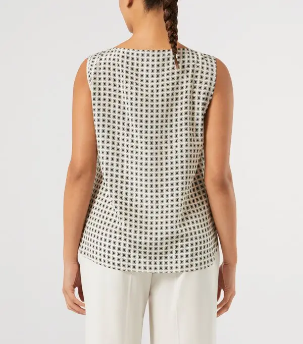 Marina Rinaldi Printed Silk Blouse
