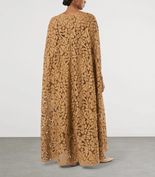 Marina Rinaldi Macramé Lace Maxi Dress