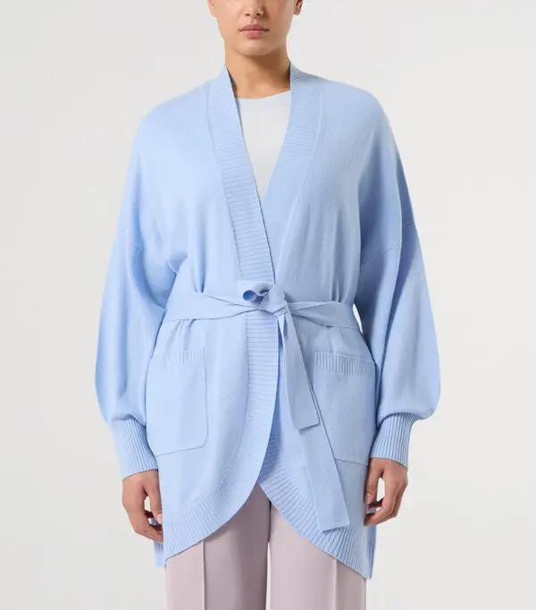 Marina Rinaldi Cashmere Belted Cardigan