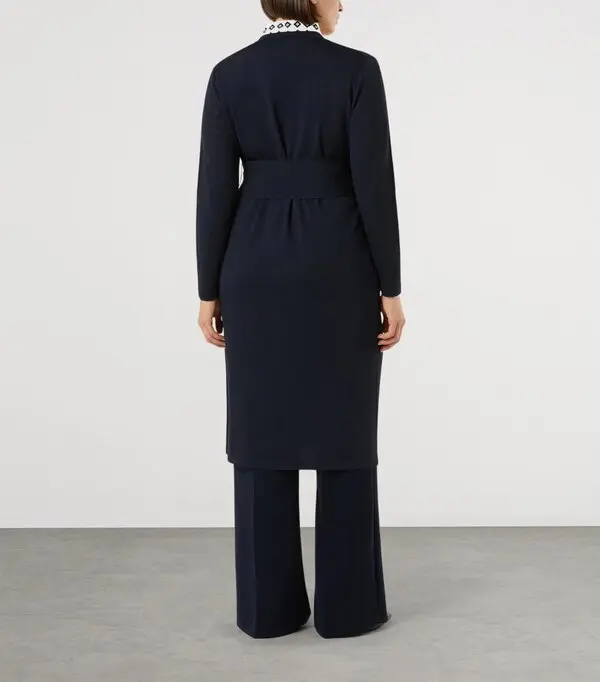 Marina Rinaldi Belted Longline Cardigan
