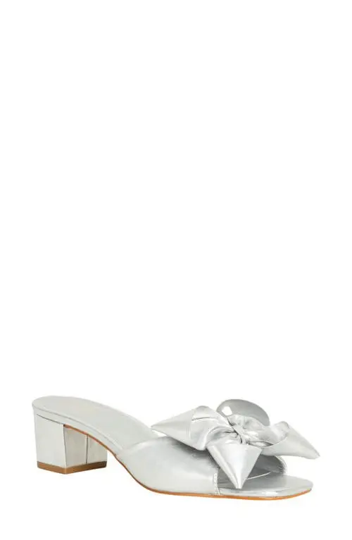 SHU SHOP Flora Slide Sandal - Silver