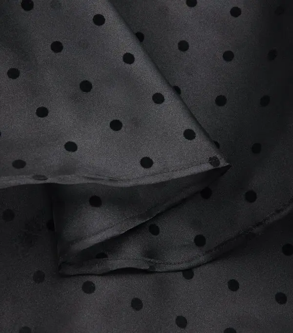 GANNI Organza Polka-dot Mini Dress