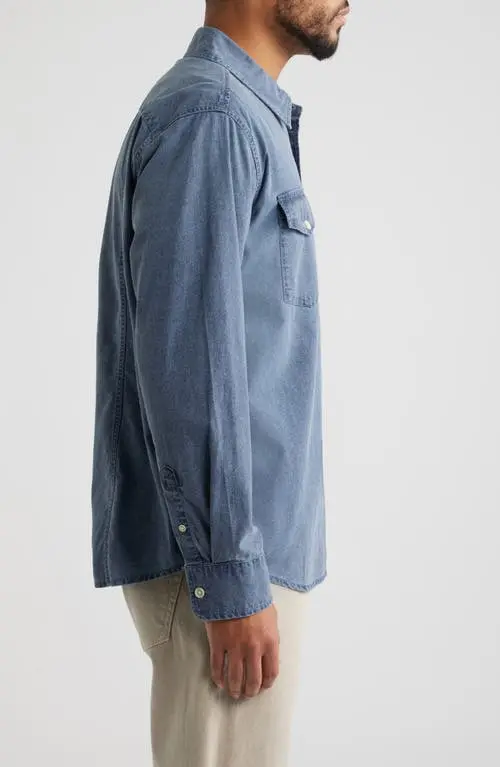 CORRIDOR Pigment Dye Canvas Button-up Shirt