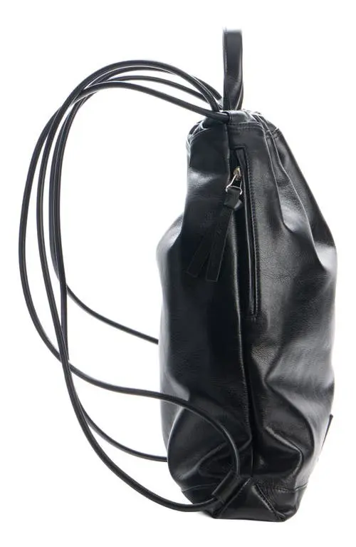Givenchy Leather Drawstring Backpack - Black